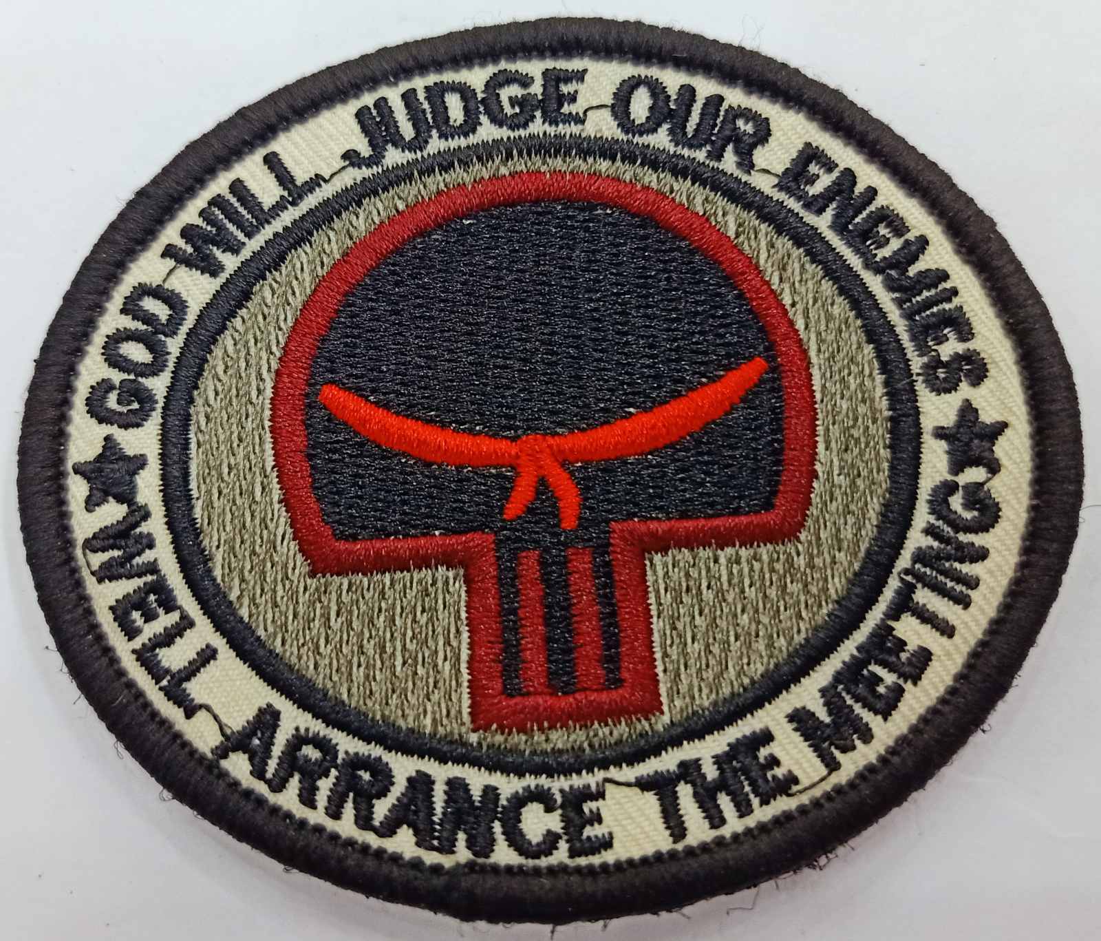 God Will Judge Our Enemies Morale Patch – Para Shop Manila